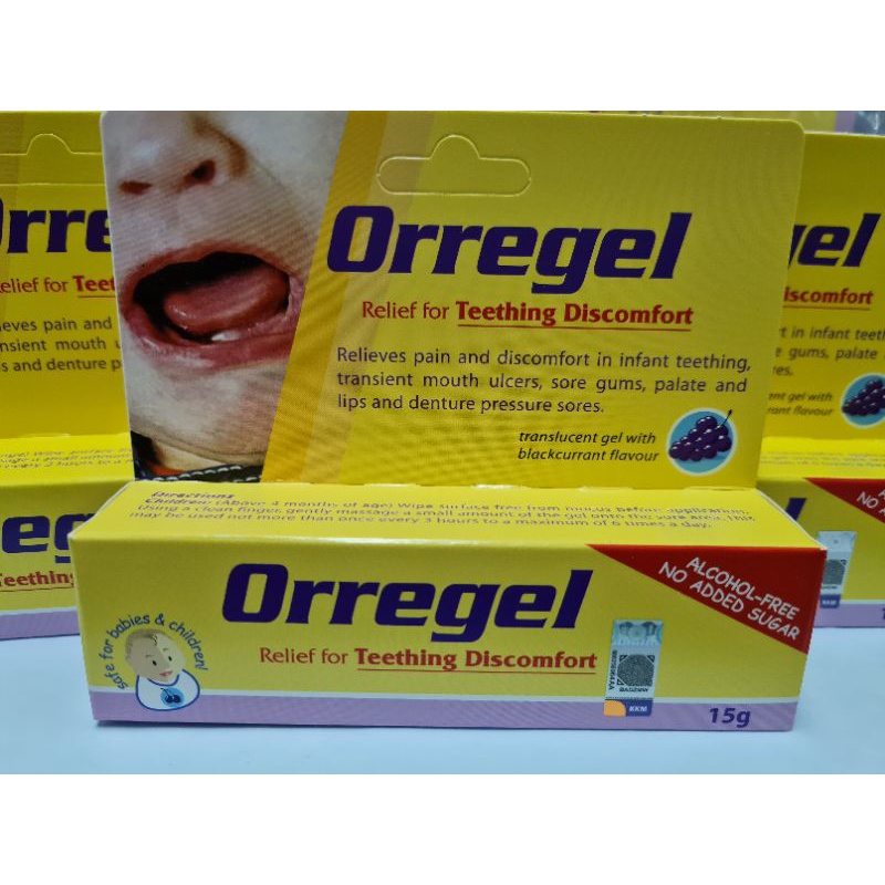 Gel Mulut Sakit Luka Ulser Tumbuh Gigi Bayi Baby & Children Orregel ...