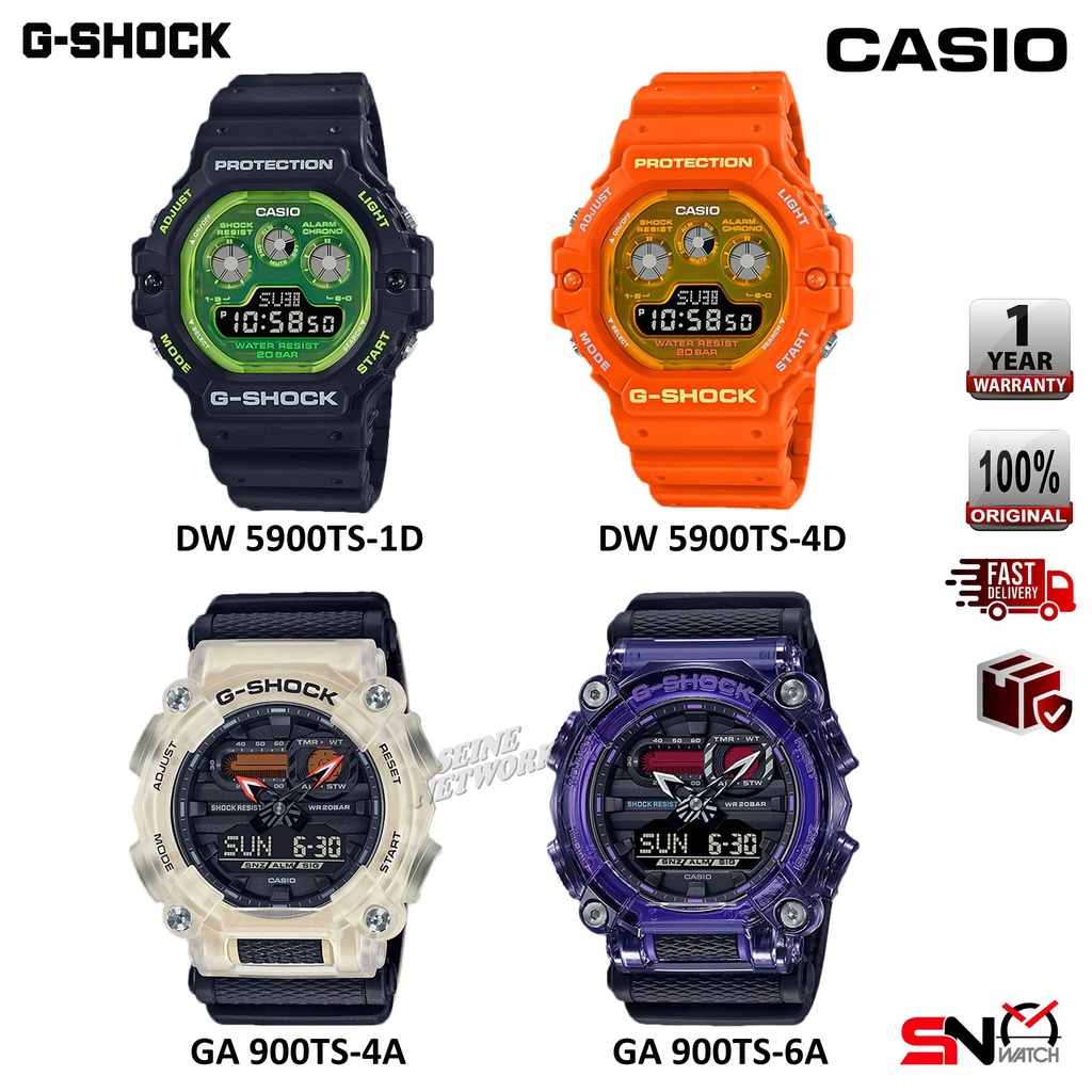 Casio G-Shock Tapak Kucing Men Watch Fashion Sport Analog Digital Resin ...