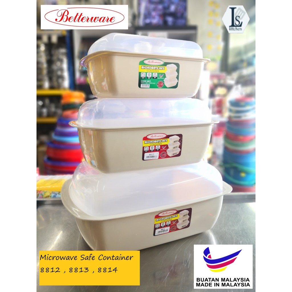[BetterWare] Microwave Safe/Freezer Safe Container [8812 8813 8814 ...