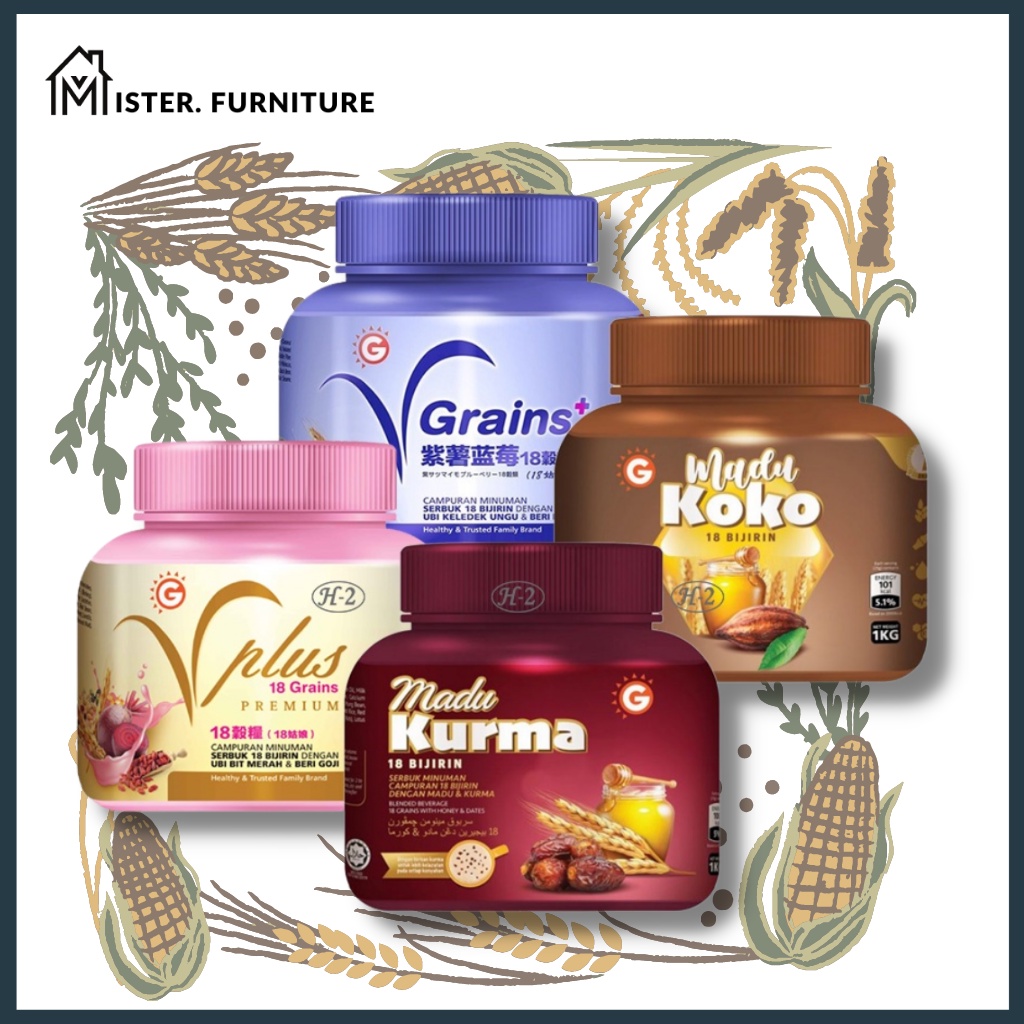 [MULTIPLE FLAVOUR] MF Good Morning VGrains VPlus Premium Madu Koko ...