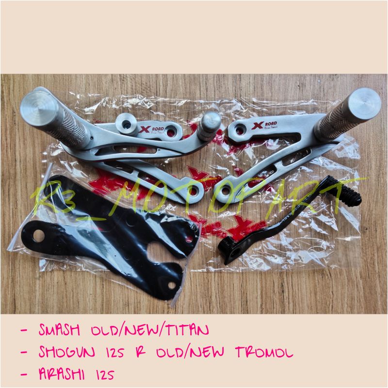 Footstep Underbon Xroad Smash Old/New/Titan/Shogun 125 Old FD/Arashi ...