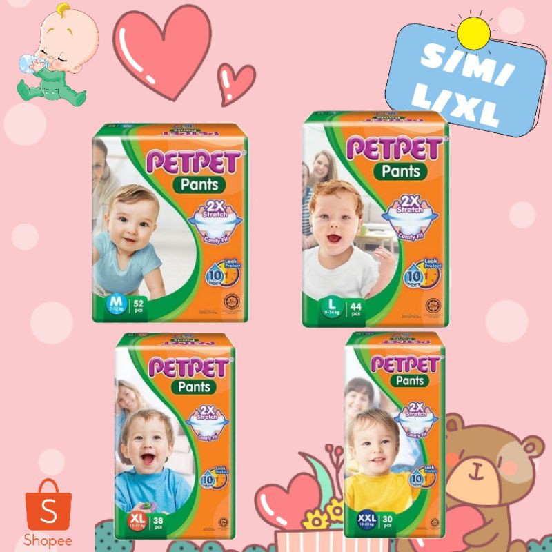 PETPET Pants Gold M/L/XL/XXL | Shopee Malaysia