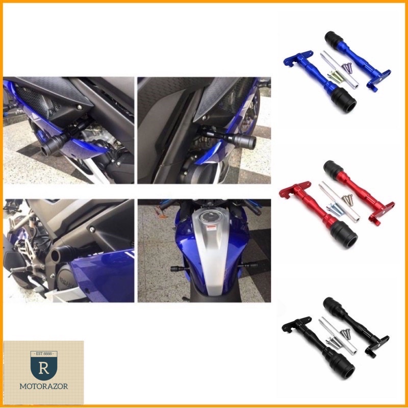 YAMAHA R15 V3 MT15 FZ150 Frame Slider Fairing Guard Crash Pad Protector ...