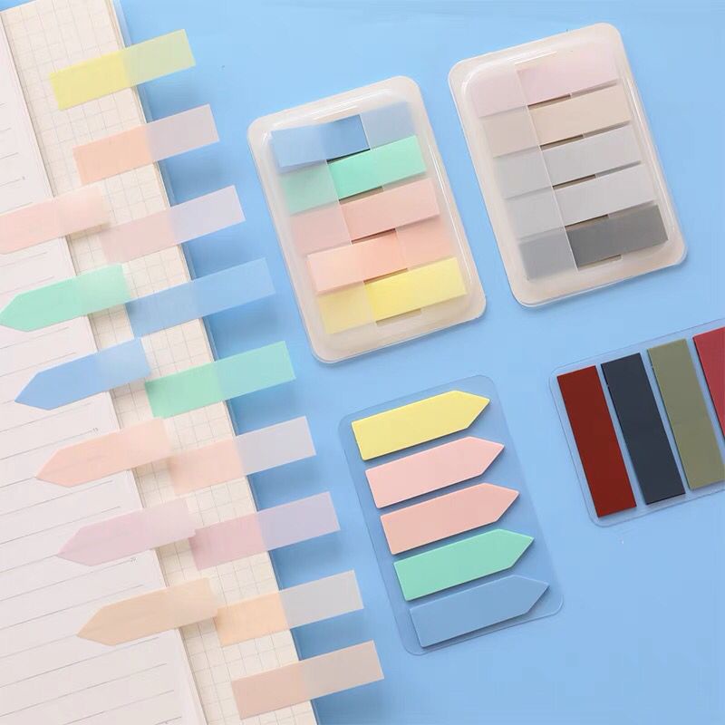 [NEW] Fluorescent / Pastel Colour Sticky Notes Macaron Memo Notes ...