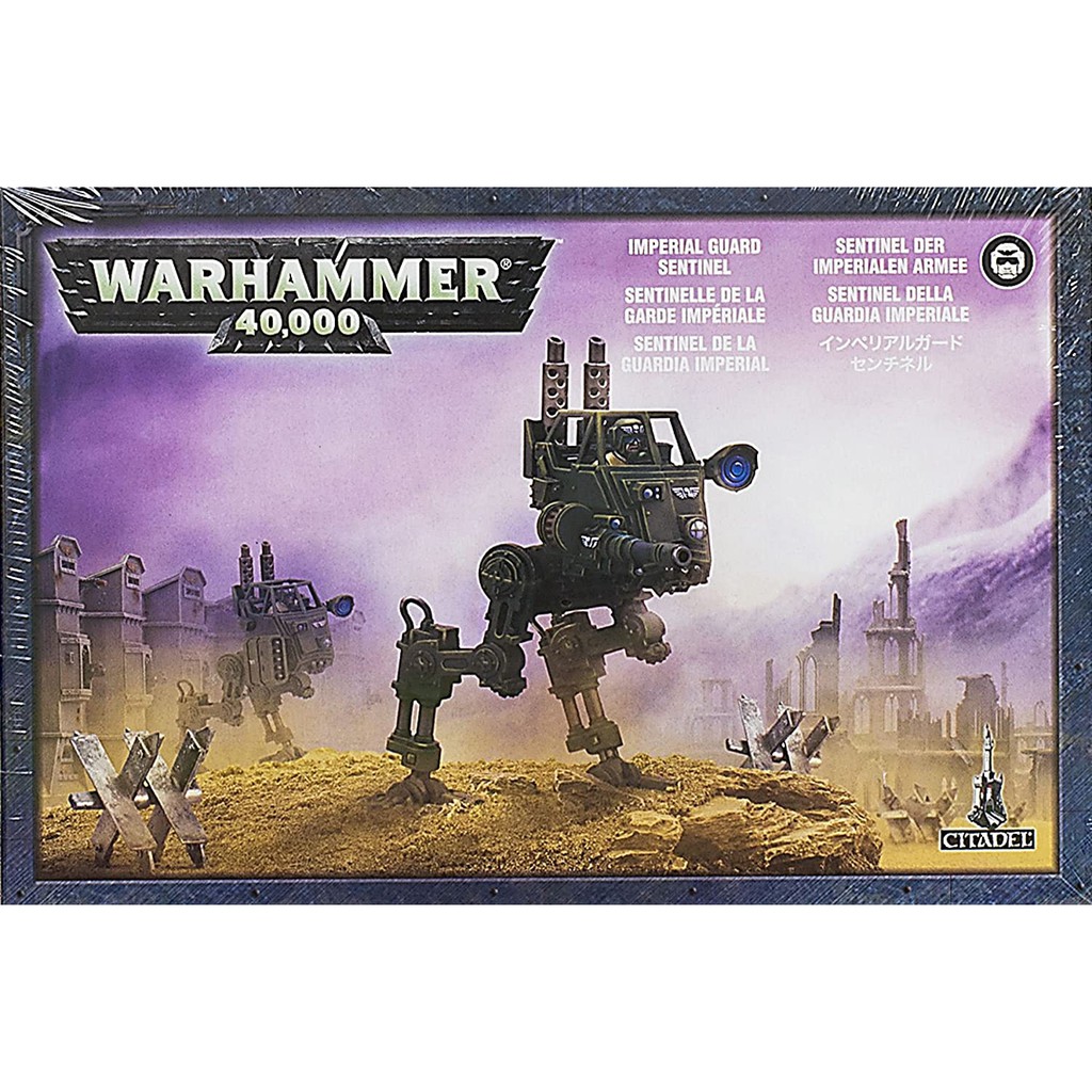 Warhammer 40K - Imperial guard Sentinel | Shopee Malaysia