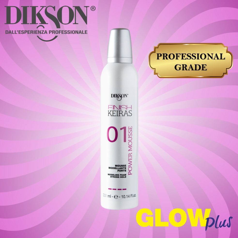 Dikson Finish Keiras Mousse Modelling Foam Strong 01 - 300ml (Firm Hold ...