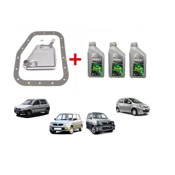 GENUINE PERODUA ATF D III D3 (3LITER)+ AUTO FILTER SET - GEARBOX ...