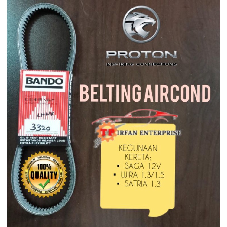 BELTING 4PK 595 (P/STERING) / 4PK 870 (ALT) / 3310,3320,3330 (A/C ...