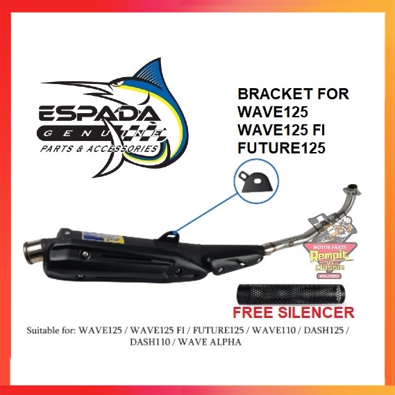 REMPIT Racing Exhaust Pipe 28MM Espada E4 Series wave125 FI Wave110 FUTURE DASH dash NEW wave ...