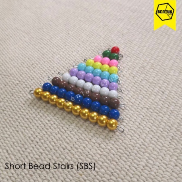 Montessori Short Bead Stairs (SBS) | Shopee Malaysia