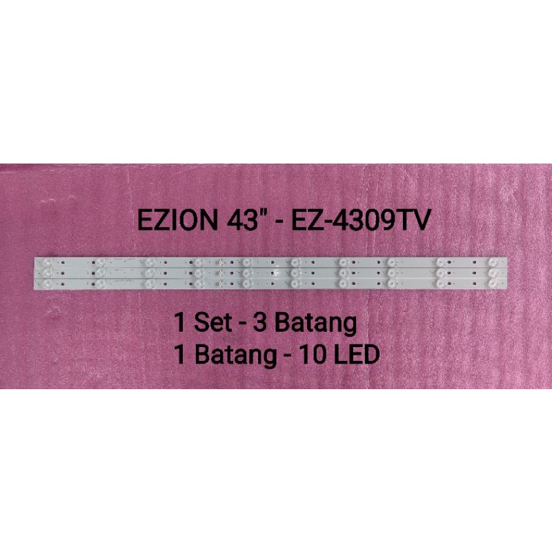 (Ready Stock) EZ-4309TV EZION 43" LED TV Backlight (1Set) | Shopee Malaysia