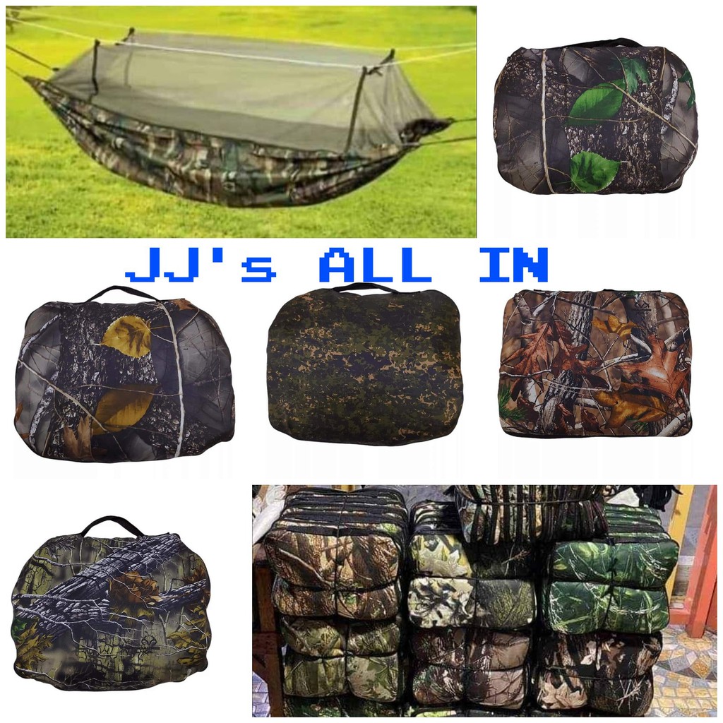 Hammock Military with Mosquito Net 7 Ft. Long Foldable (INDOOR/OUTDOOR ...