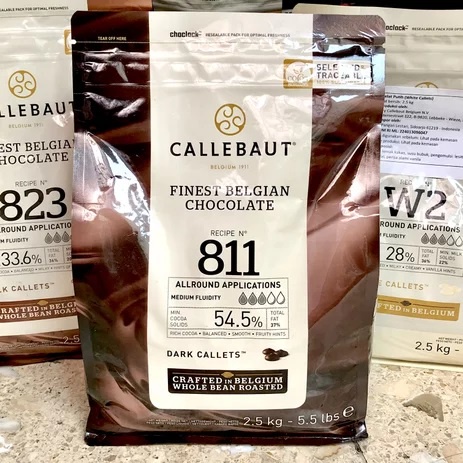 Callebaut Dark & Milk Callets Chocolate 1kg (Coverture Chocolate ...