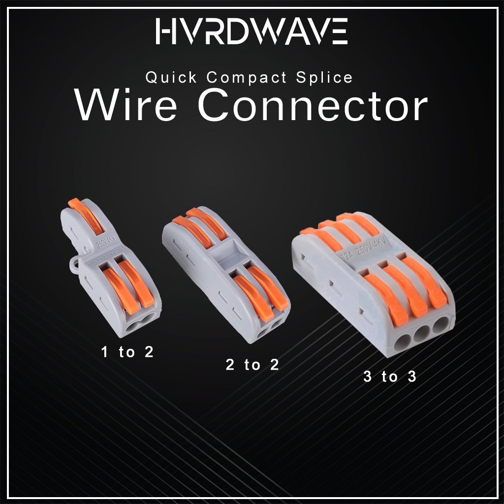 HVRDWAVE | 5pcs 4000V Quick Release Wire Conductor 12A Compact ...
