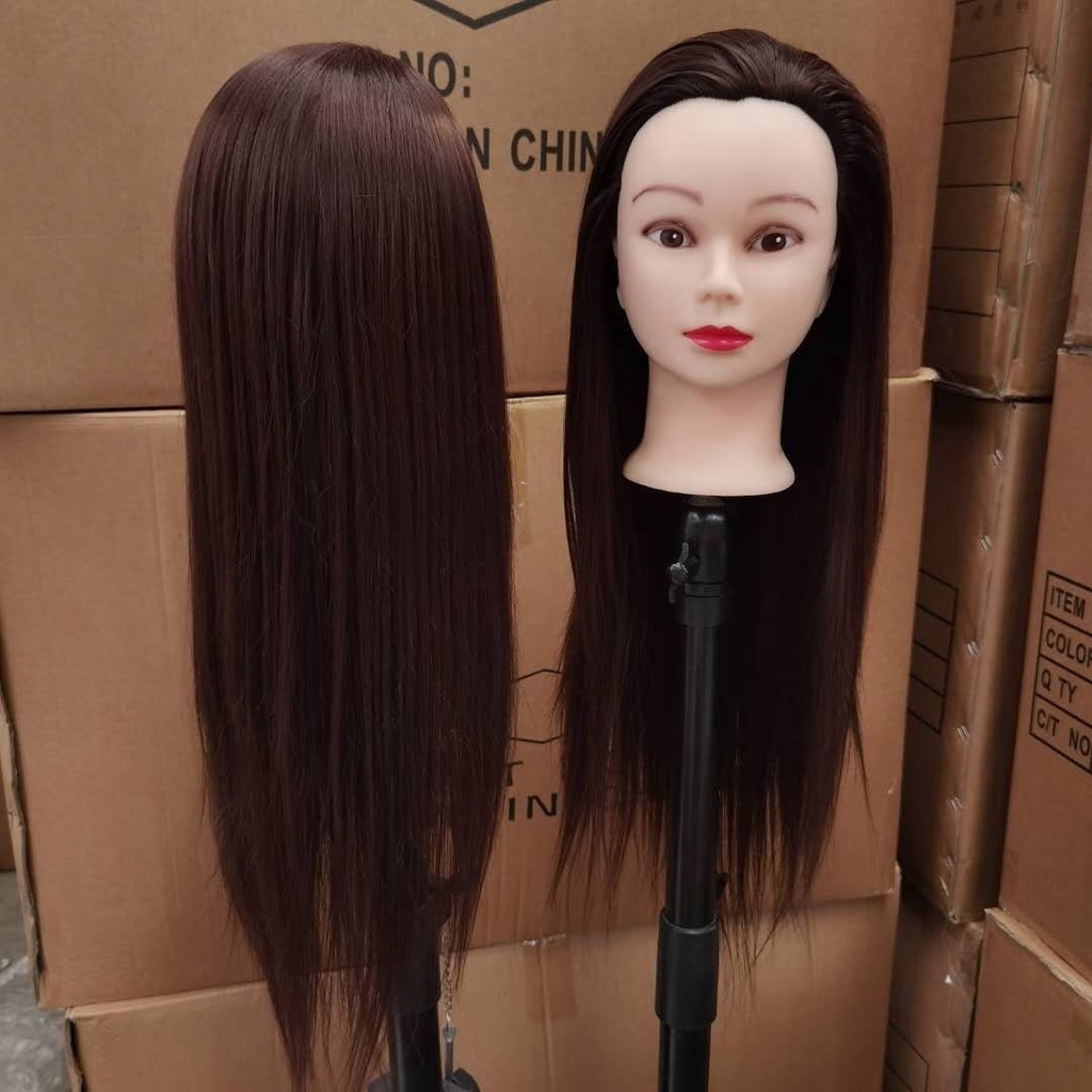 Model kepala model rambut palsu penuh kedai gunting rambut khas latihan ...