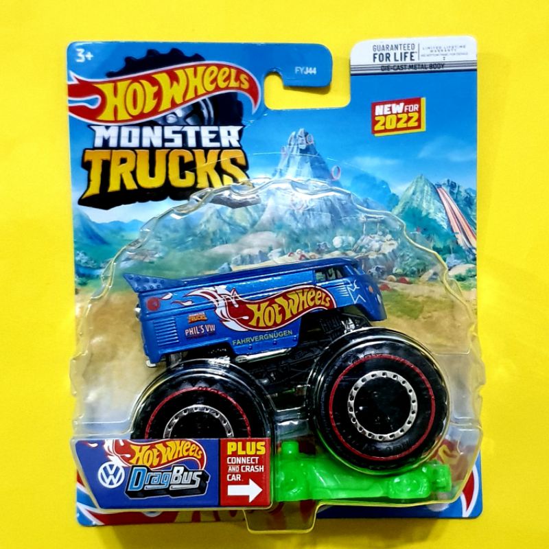 HOT WHEELS MONSTER TRUCK VOLKSWAGEN DRAG BUS SUPER TREASURE HUNT STH ...