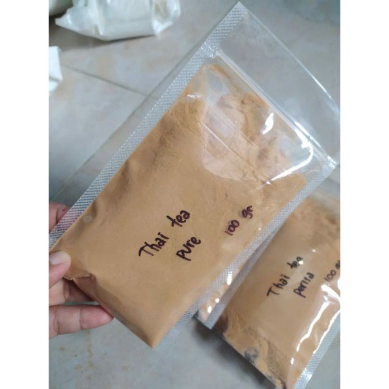 100 gr Thai tea Pure powder / Thai tea essences powder (without sugar ...