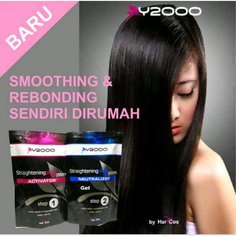 Y2000 Hair Straightening Smoothing/Mini Hair Straightening Set - 125mL ...
