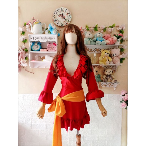 [ Yuka SHOPPU ] READY one piece Boa Hancock Cosplay Costume | Shopee ...