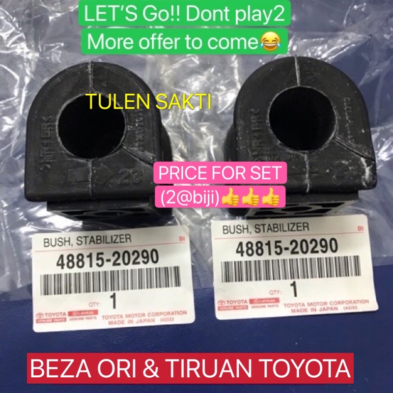ORIGINAL TOYOTA WISH ZNE10 ZNE14 ANE11 ZGE20 ZGE21 ZGE22 ZGE25 ISIS ...