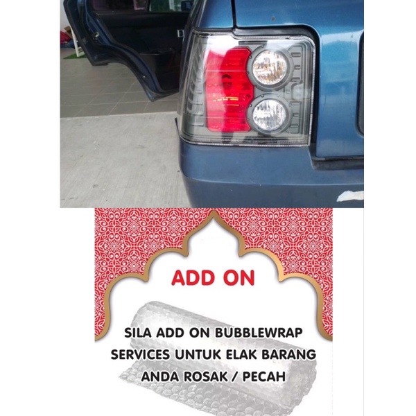 SAGA 2 LMST ISWARA A/B AEROBACK 04 2004-2007 TAIL LAMP SMOKE // LAMPU ...