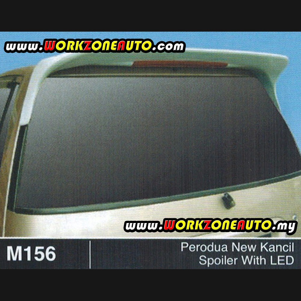M156 Perodua New Kancil Top Fiber Spoiler With LED (CROSS) | Shopee ...