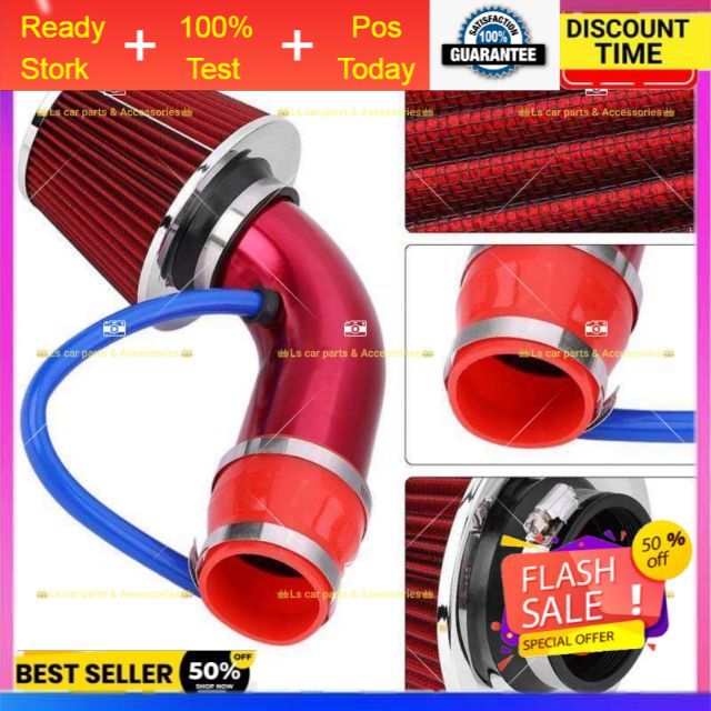 Air Intake Filter Open Pod Ram Pipe Induction Flow Turbo type inlet ...