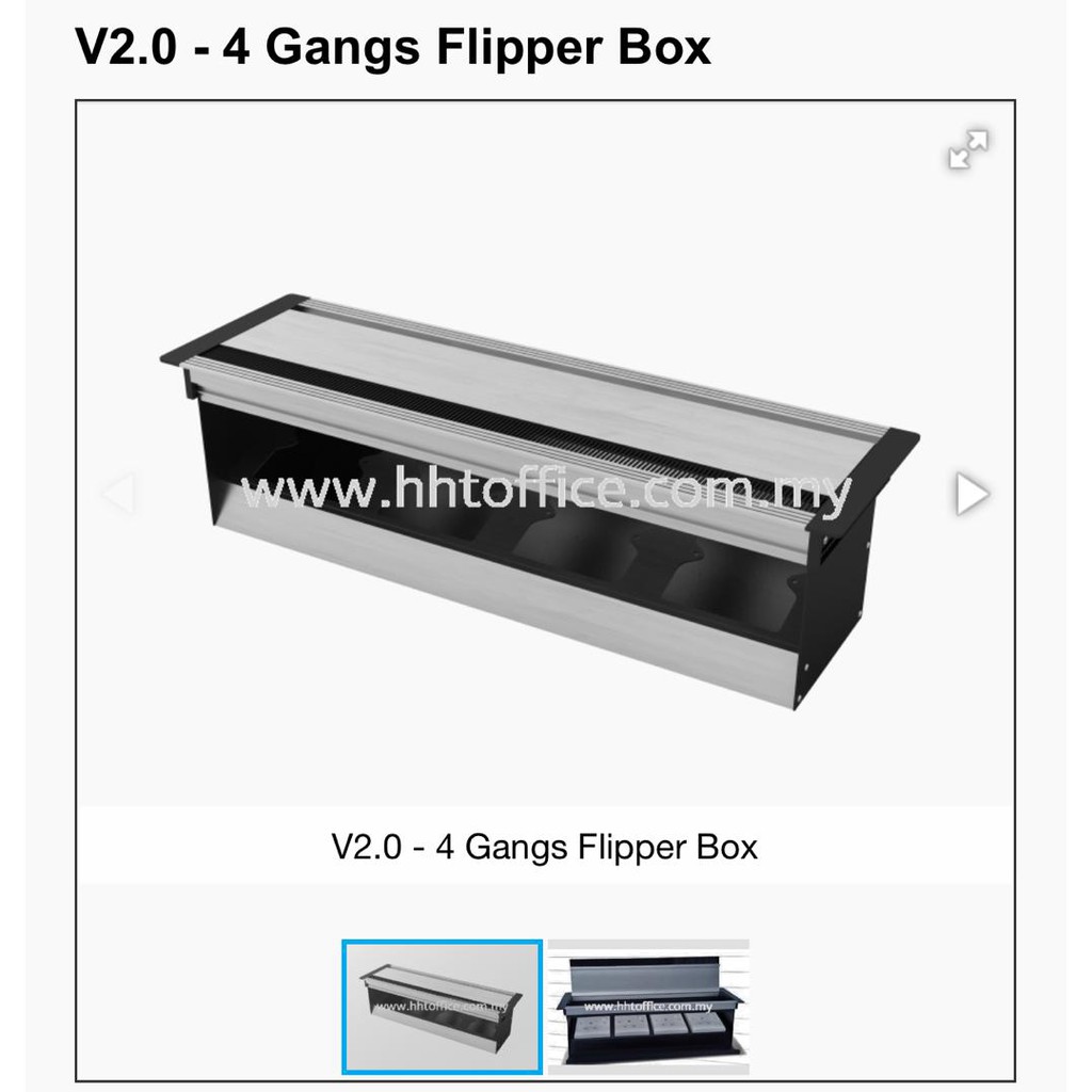 Flipper box 4 gangs ( table console) | Shopee Malaysia