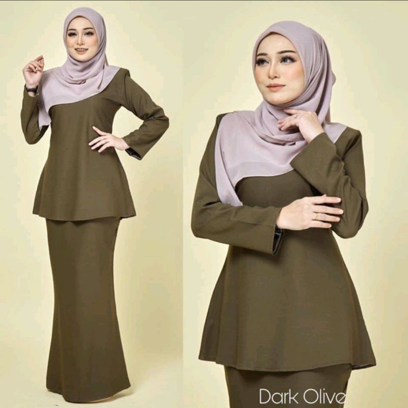 BAJU KURUNG MODEN MINI LABUH KOSONG , KURUNG PLAIN READY STOCK VIRAL ...