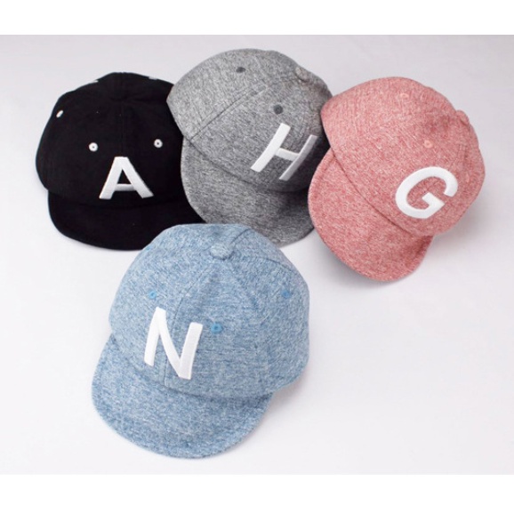 GLCF💖6-36 Month💖Baby Cotton Alphabet Hat, Alphabet Cap Design,Baby Hat ...