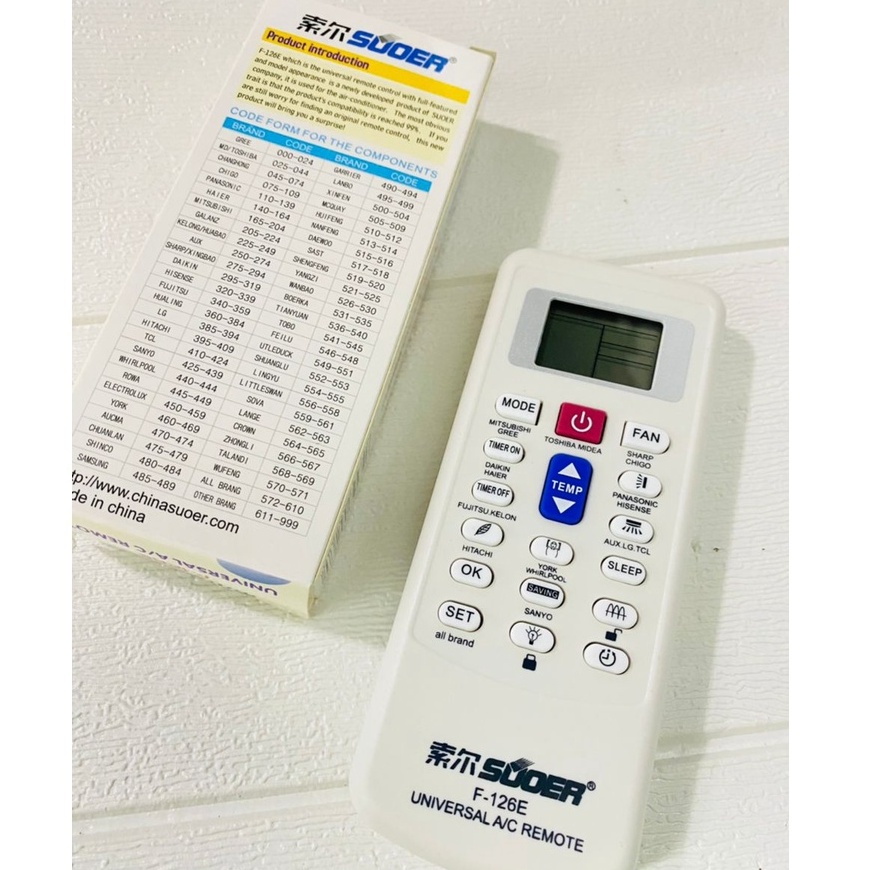 MULTI / UNIVERSAL AIRCOND REMOTE CONTROL CAN USE FOR ANY BRANDS ...