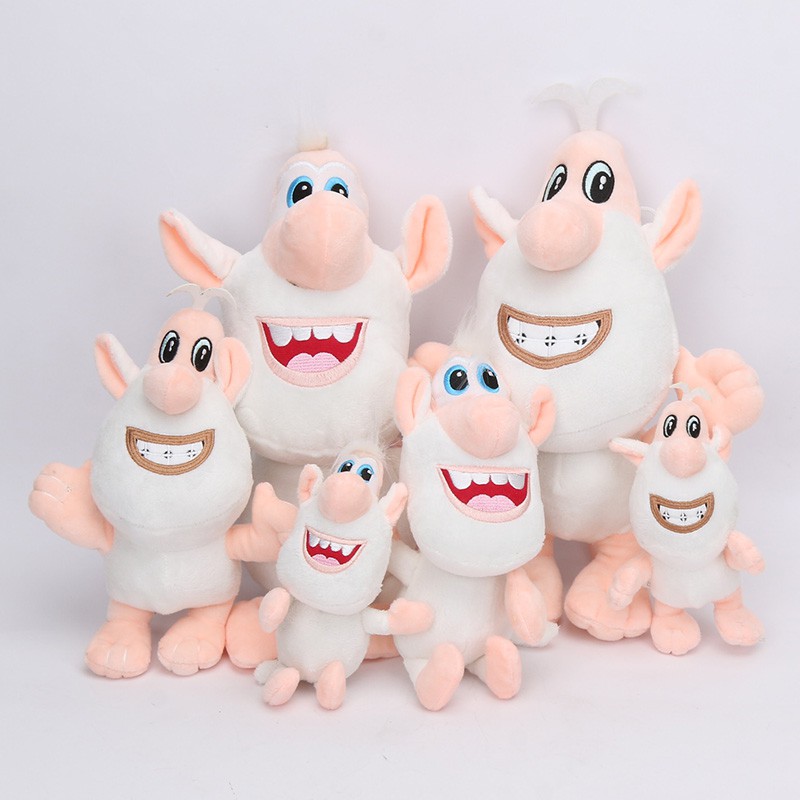 18-30cm Russian TV Booba Buba Plush Doll Cuddly White Pig Soft Stuffed ...
