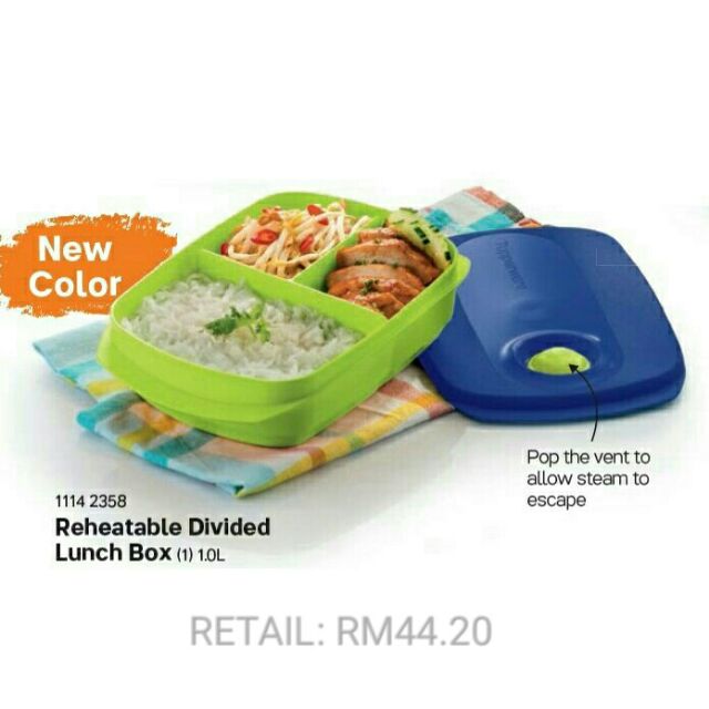 🌸REHEATABLE DIVIDED LUNCH BOX 1 (1.0L)🌸 | Shopee Malaysia
