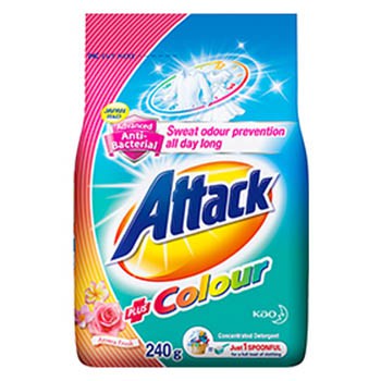 VU KAO Attack Detergent Powder Colour(240g) | Shopee Malaysia