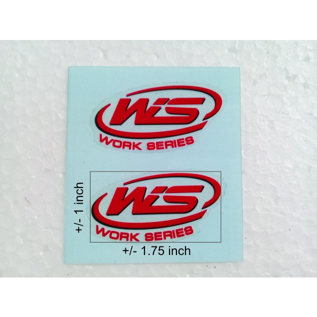 0172 STICKER/STIKER WS WORK SERIES [1PACK=2PC] | Shopee Malaysia