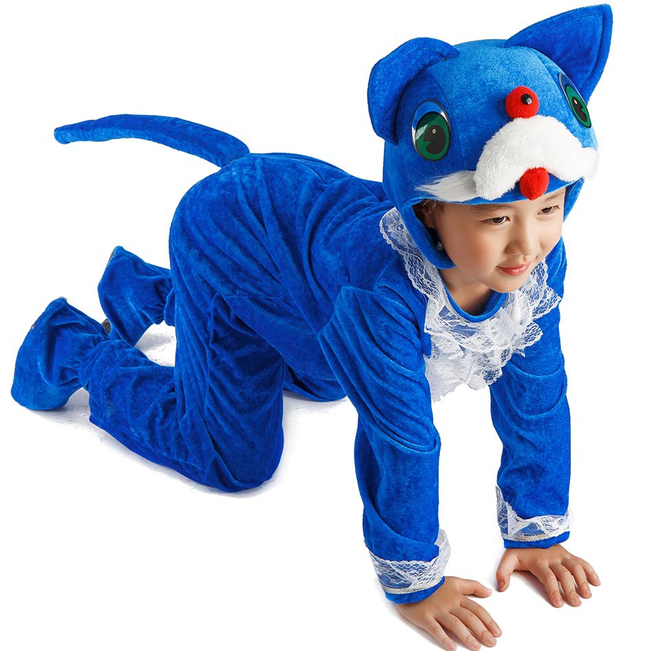 Ready Stock Kids Animal Costume Zoo Cosplay Cartoon Jumpsuit Onesie ...
