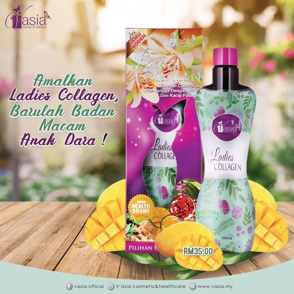 V'ASIA JUS LADIES COLLAGEN (BOTOL/KOTAK) | Shopee Malaysia