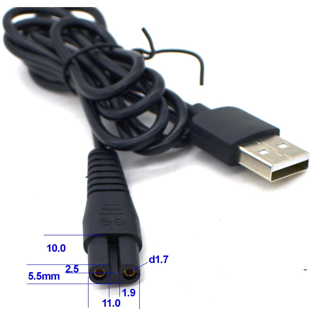 MJTXD01SKS USB Shaver Charging Cable Charger Adapter Xiaomi Mijia SO ...