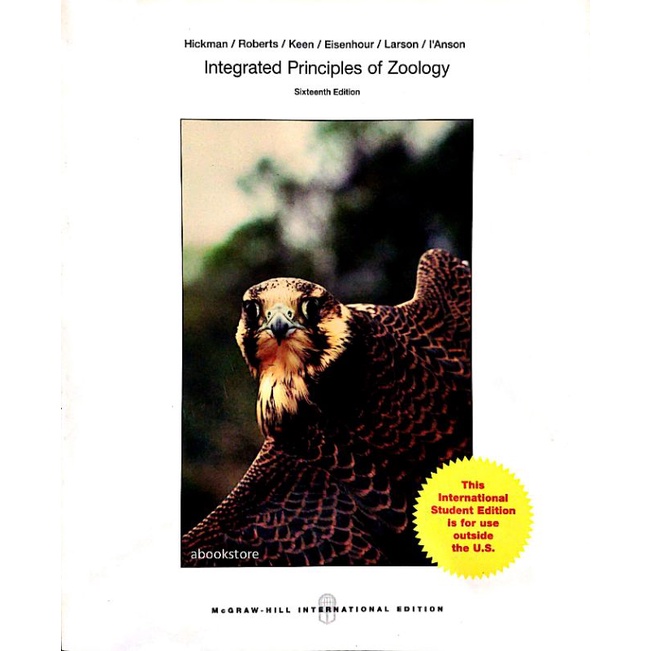 Integrated Principles of Zoology 16e - Hickman/Roberts/Keen/Eisenhour/Larson/I'Anson | Shopee ...