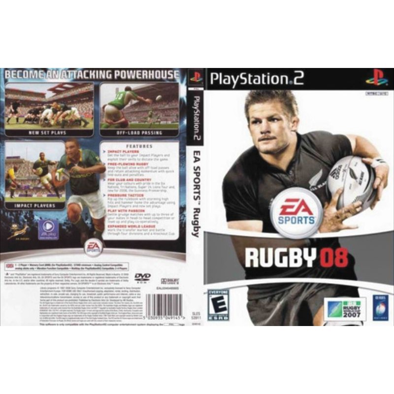 PS2 CD DVD GAMES (Rugby 08) | Shopee Malaysia