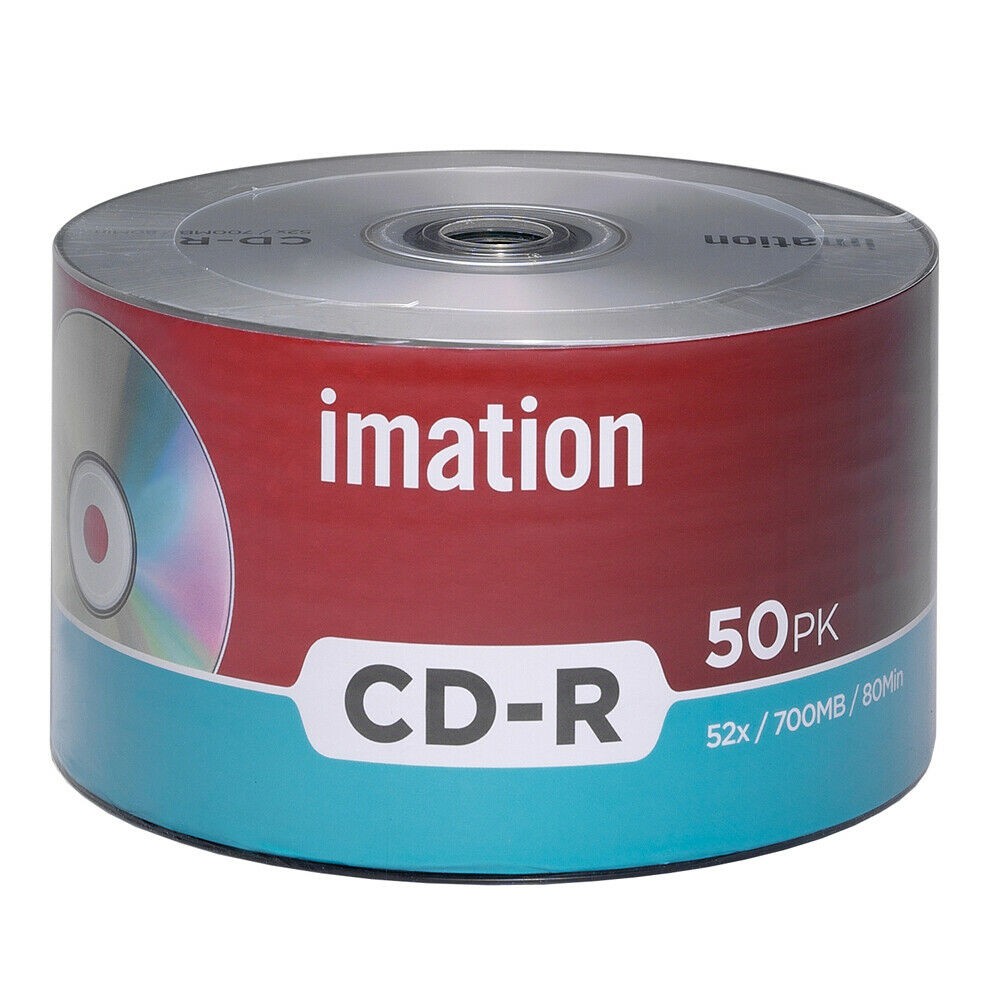 IMATION CD-R / CDR DISC Blank CDR 700MB 80MIN 52X (50 PCS) | Shopee Malaysia