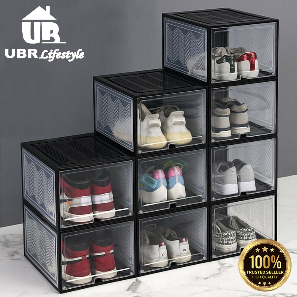 36x29x21cm Premium XL Multipurpose Stackable Shoe Basketball Sneakers ...
