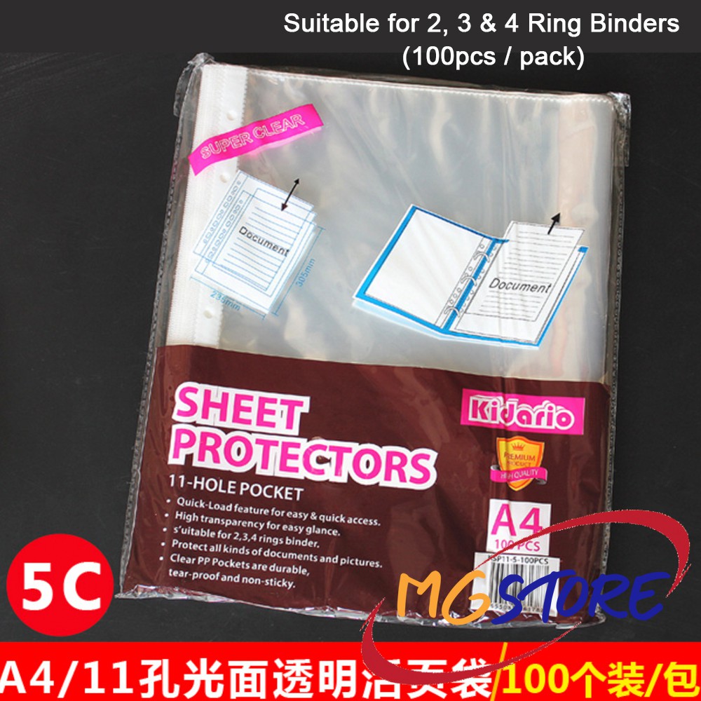 A4 Sheet Protector ( 100's / PKT ) | Shopee Malaysia