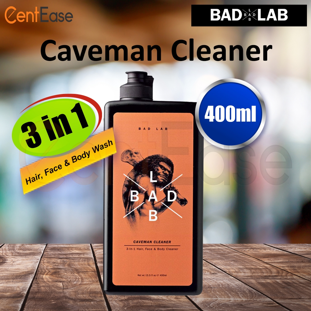 BadLab Caveman Cleaner 3-in-1 Hair, Face & Body Wash 400ml | Shopee ...