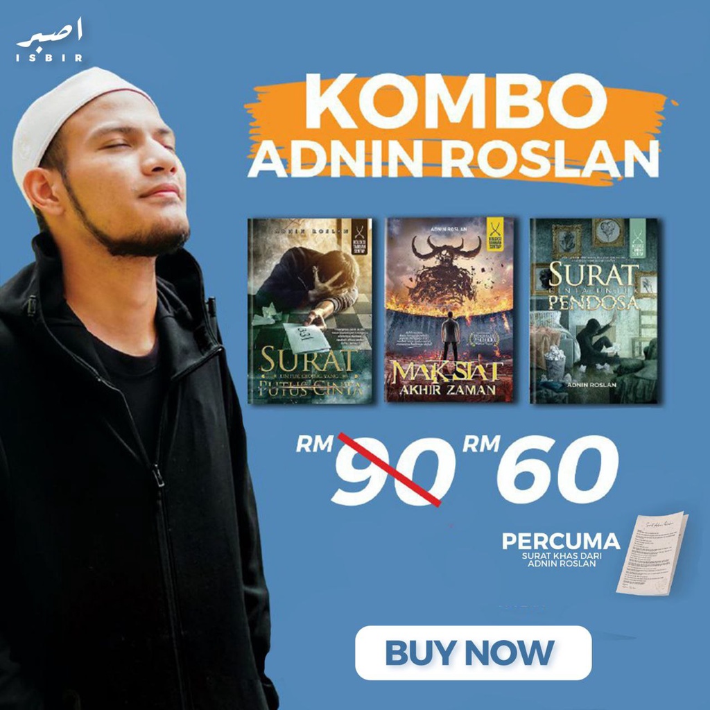 Kombo Surat Adnin Roslan | Shopee Malaysia