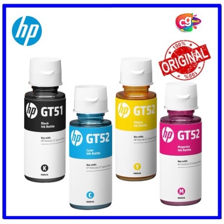 HP GT53 & GT52 Ink Bottle for GT5810, GT5820, HP315, HP415 (Original ...