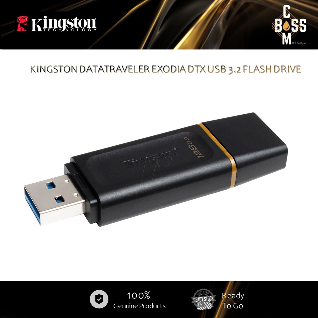 *ORIGINAL* KINGSTON DATATRAVELER EXODIA DTX USB 3.2 FLASH DRIVE | Shopee Malaysia