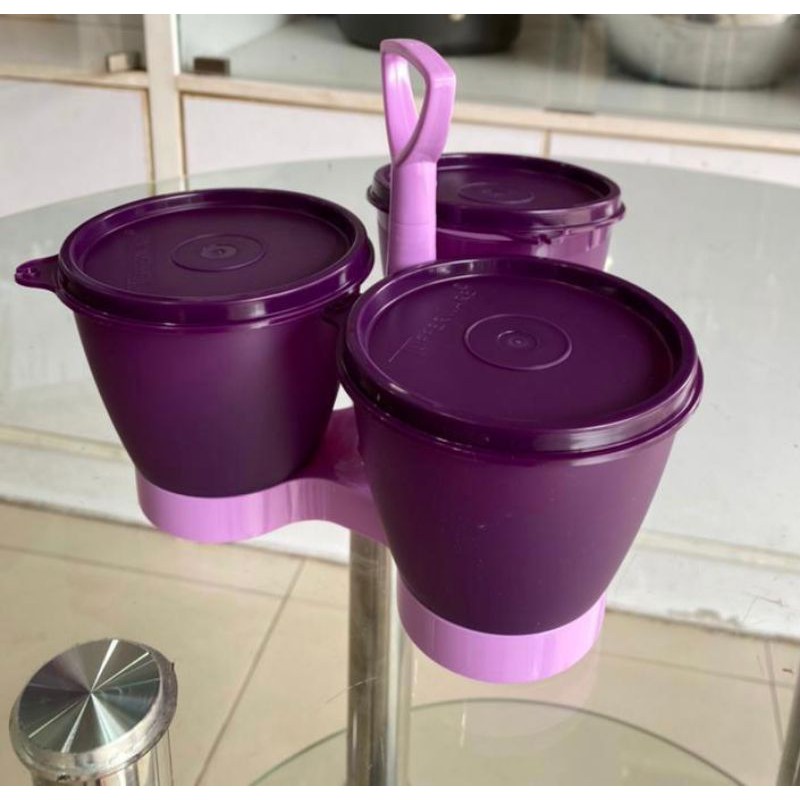 Condimate Set Royal Purple tupperware | Shopee Malaysia