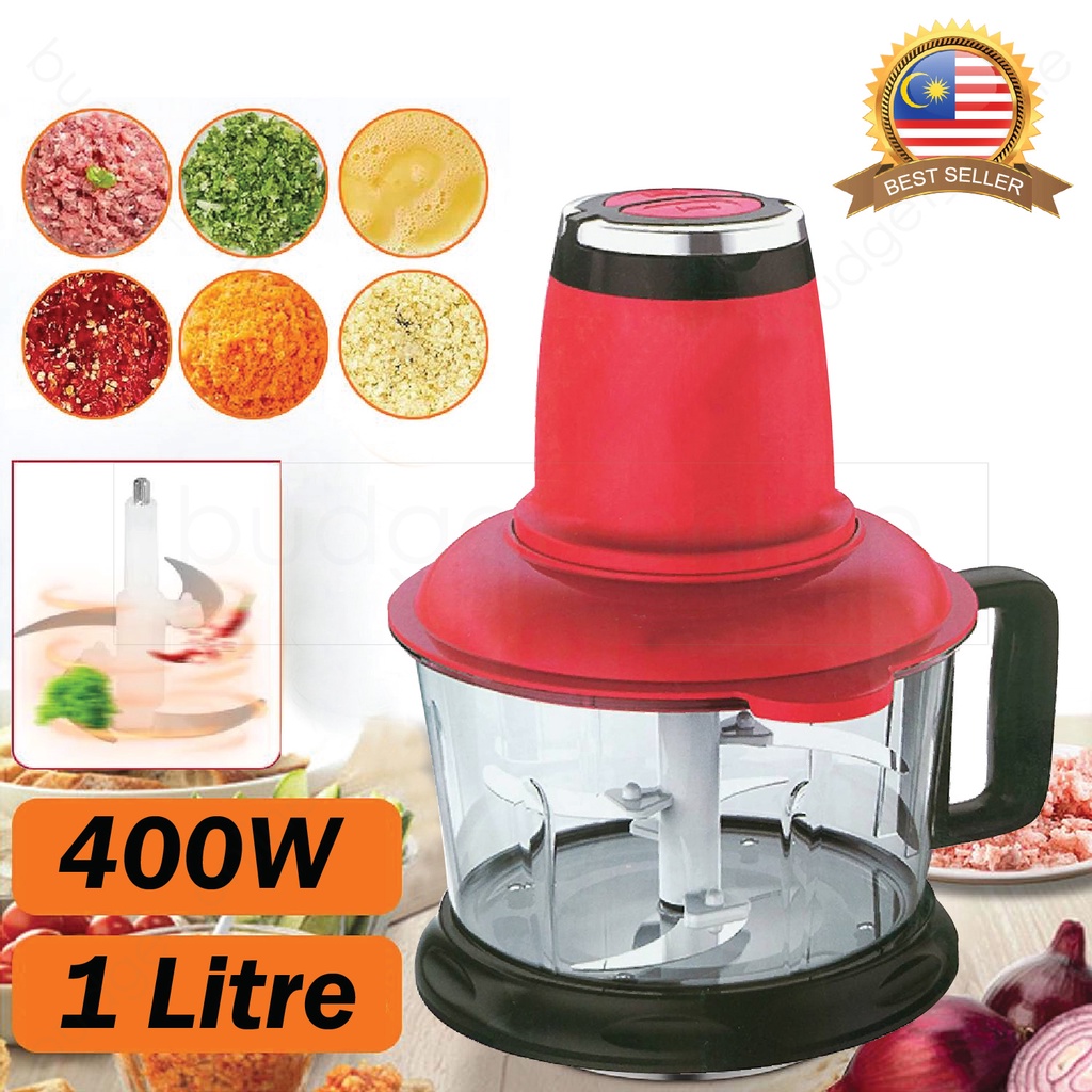 Electric Meat Grinder Meat Mincer Chopper Food Processor 1L / Pengisar ...