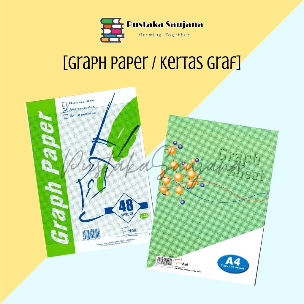 [Saujana] Uni Paper - Graph Paper/Graph Sheet/Kertas Graf | Shopee Malaysia